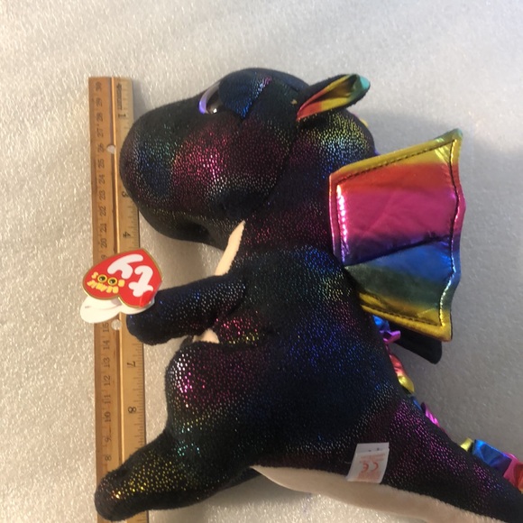 Ty | Toys | Anora The Beautiful Purple Dragon Big Gorgeous Eyes And ...
